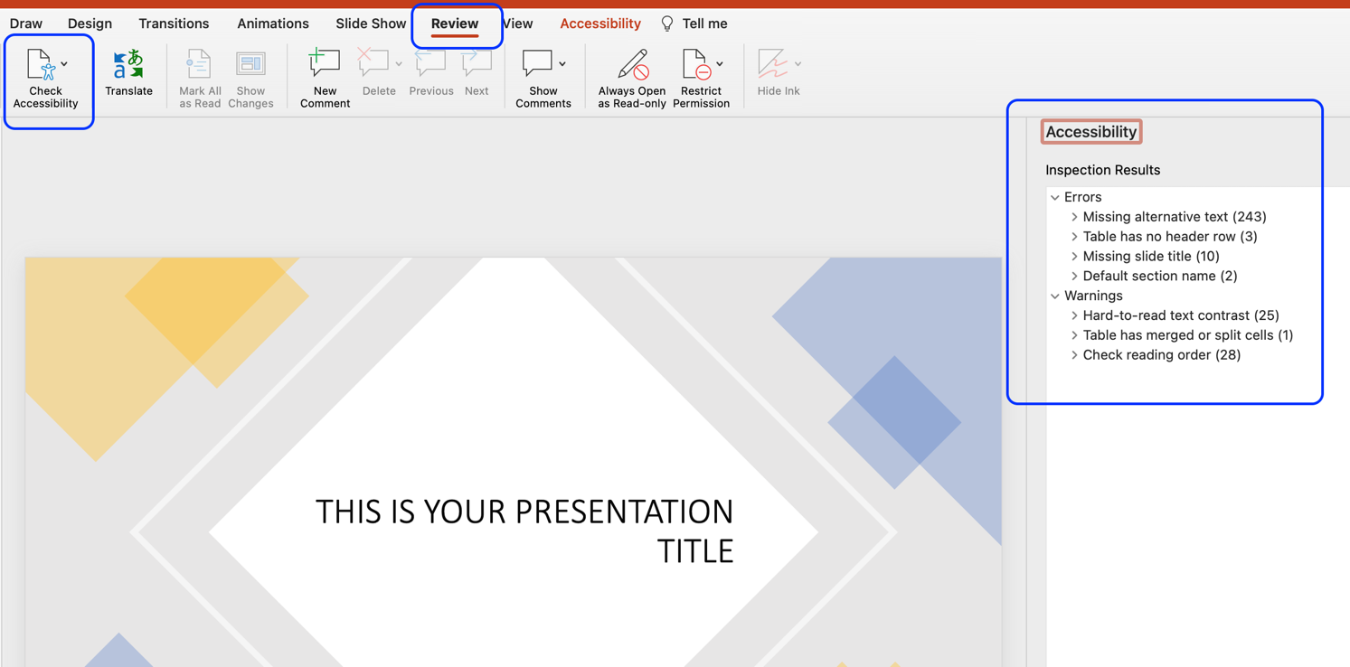 PowerPoint Accessibility - SensusAccess