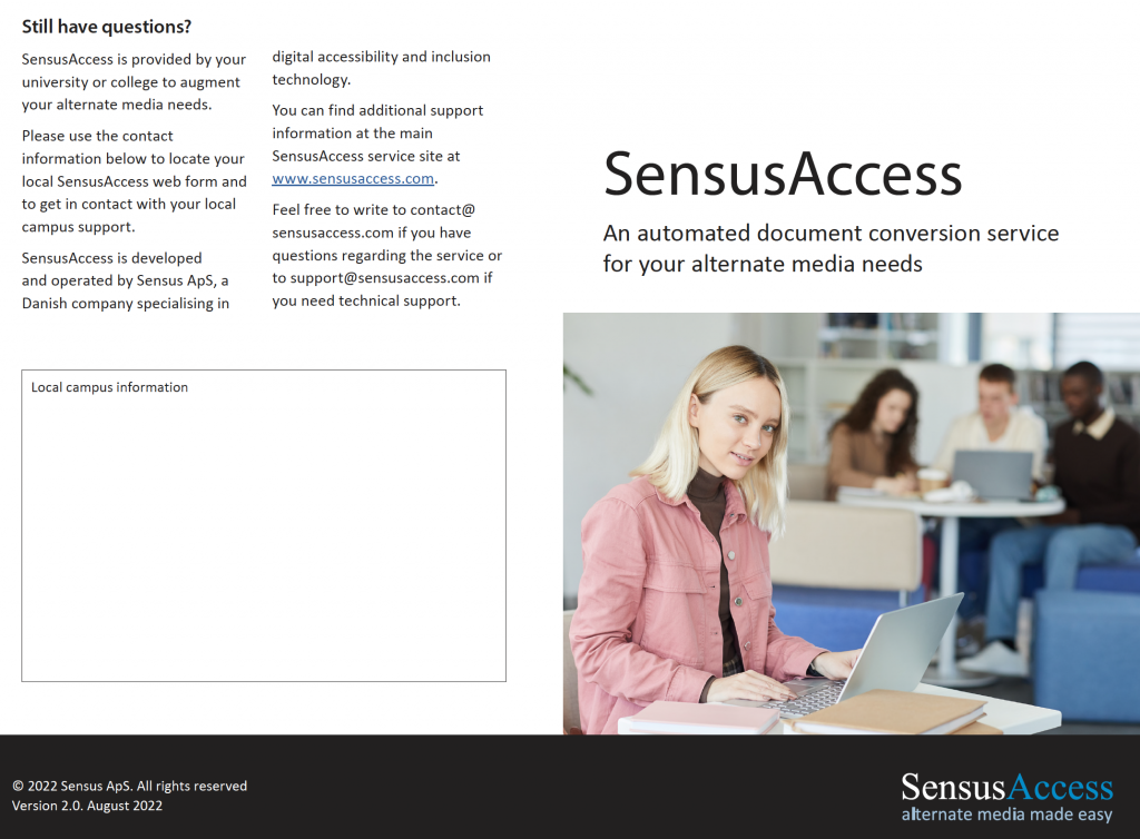 Brochures - SensusAccess