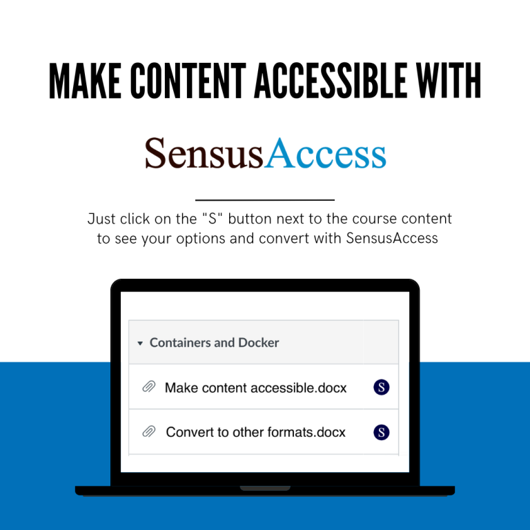 Social Media Content - SensusAccess