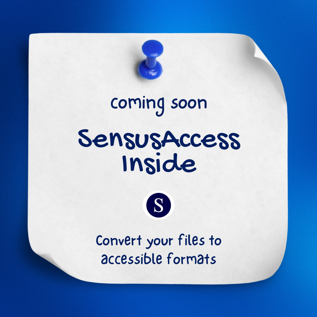 Social Media Content - SensusAccess